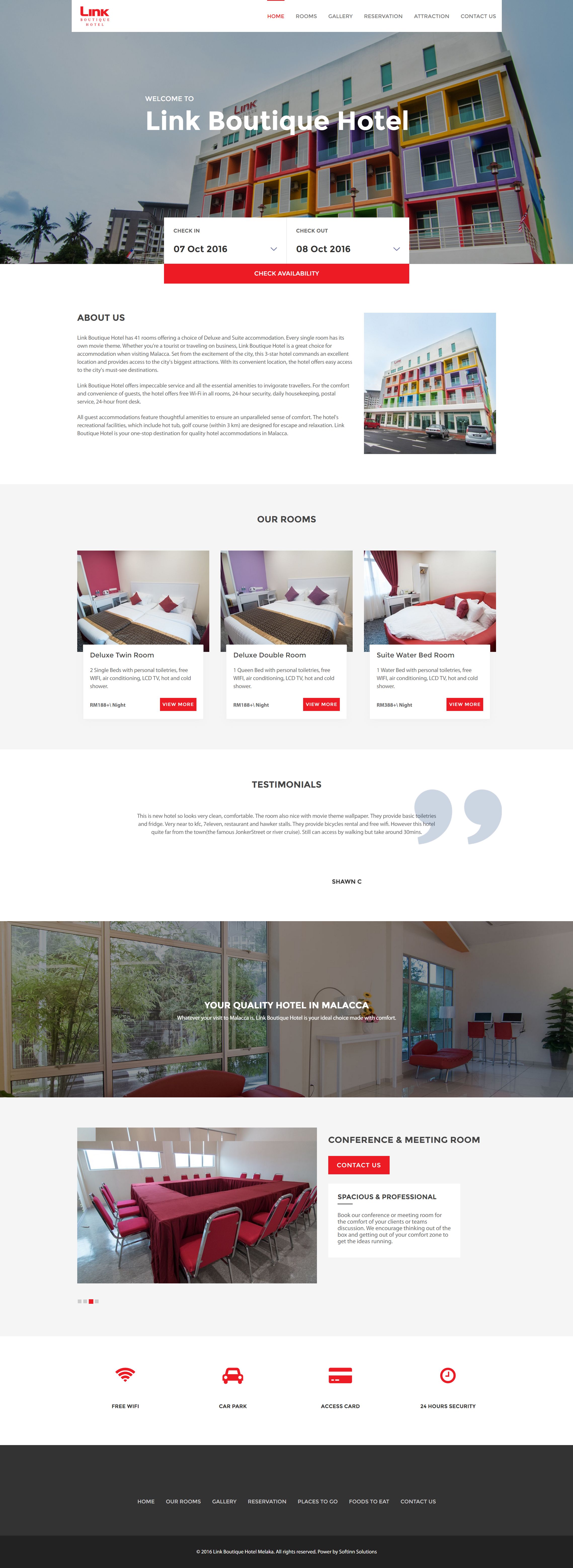 Softinn Portfolios: Link Boutique Hotel – Softinn Knowledge Base