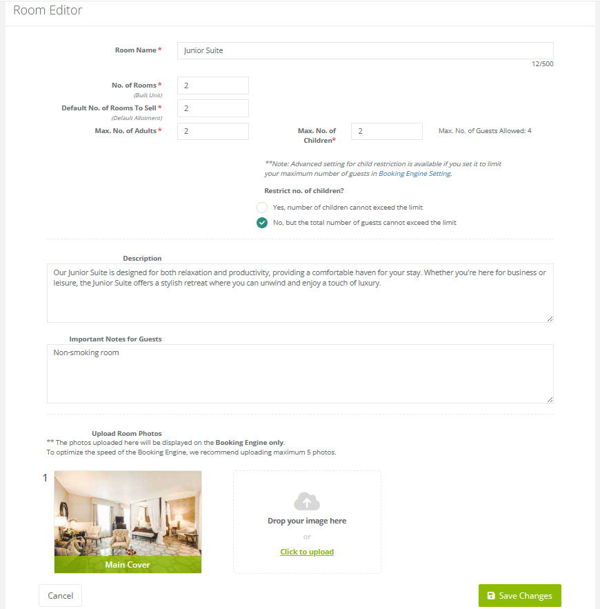 How to Add New Room Type on Softinn Extranet – Softinn Knowledge Base